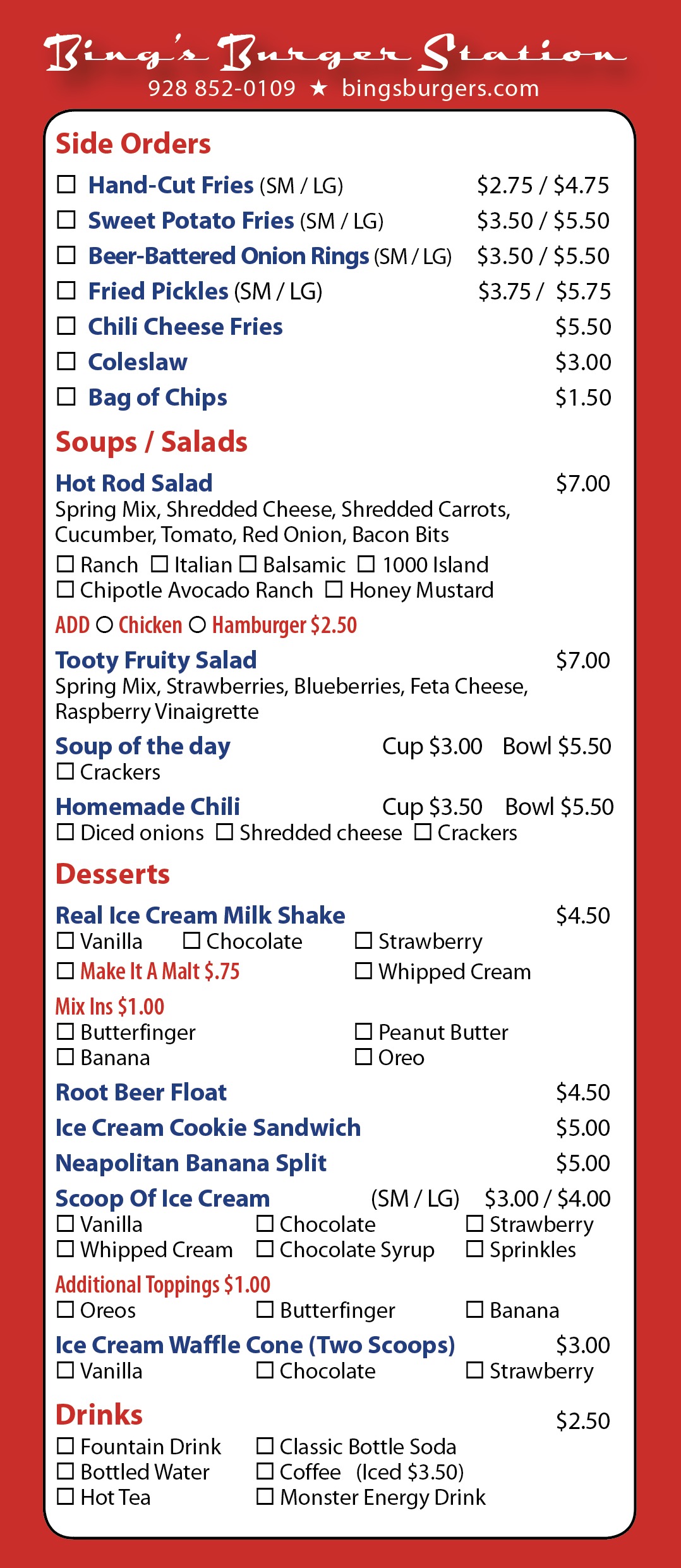 Bing's Burger Station